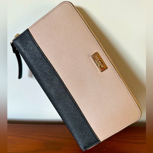 kate spade | Bags | Kate Spade Staci Large Continental Wallet Beige ...